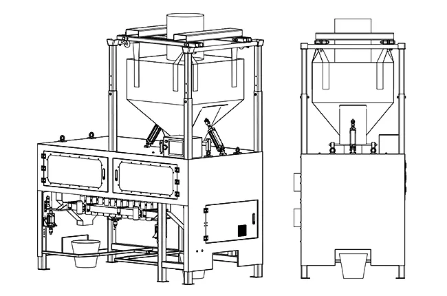 DECENT Automatic Flux Dispenser: Precision 84-Crucible Automation