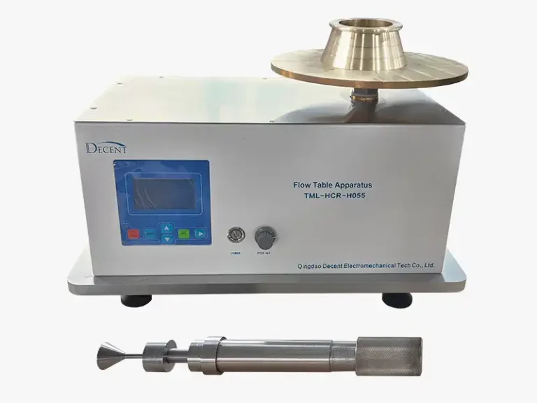 DECENT TML Flow Table Apparatus: Precision Cargo Moisture Testing