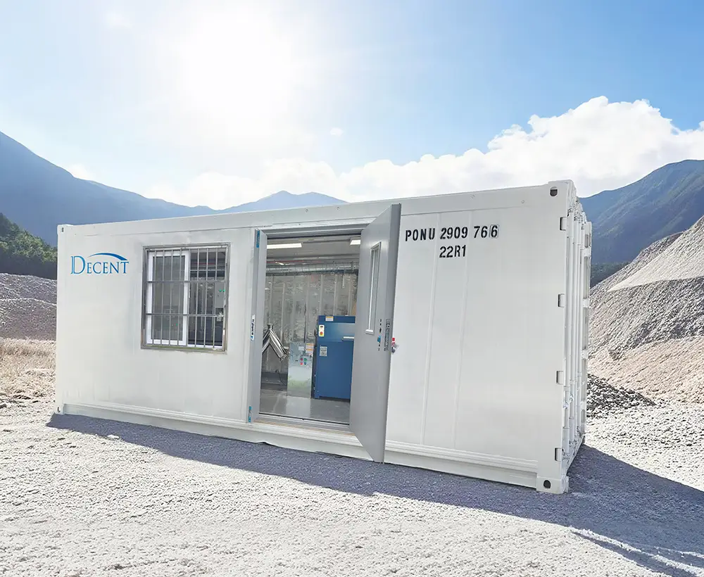 DECENT Mobile Containerized Labs: On-Site Mining & Analysis Solutions